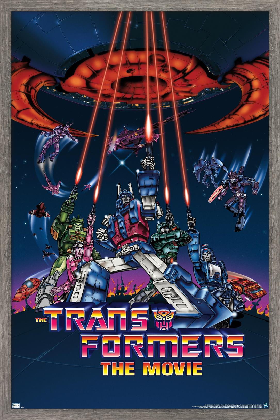 Hasbro The Transformers - The Movie One Sheet (1986) Wall Poster, 22. ...
