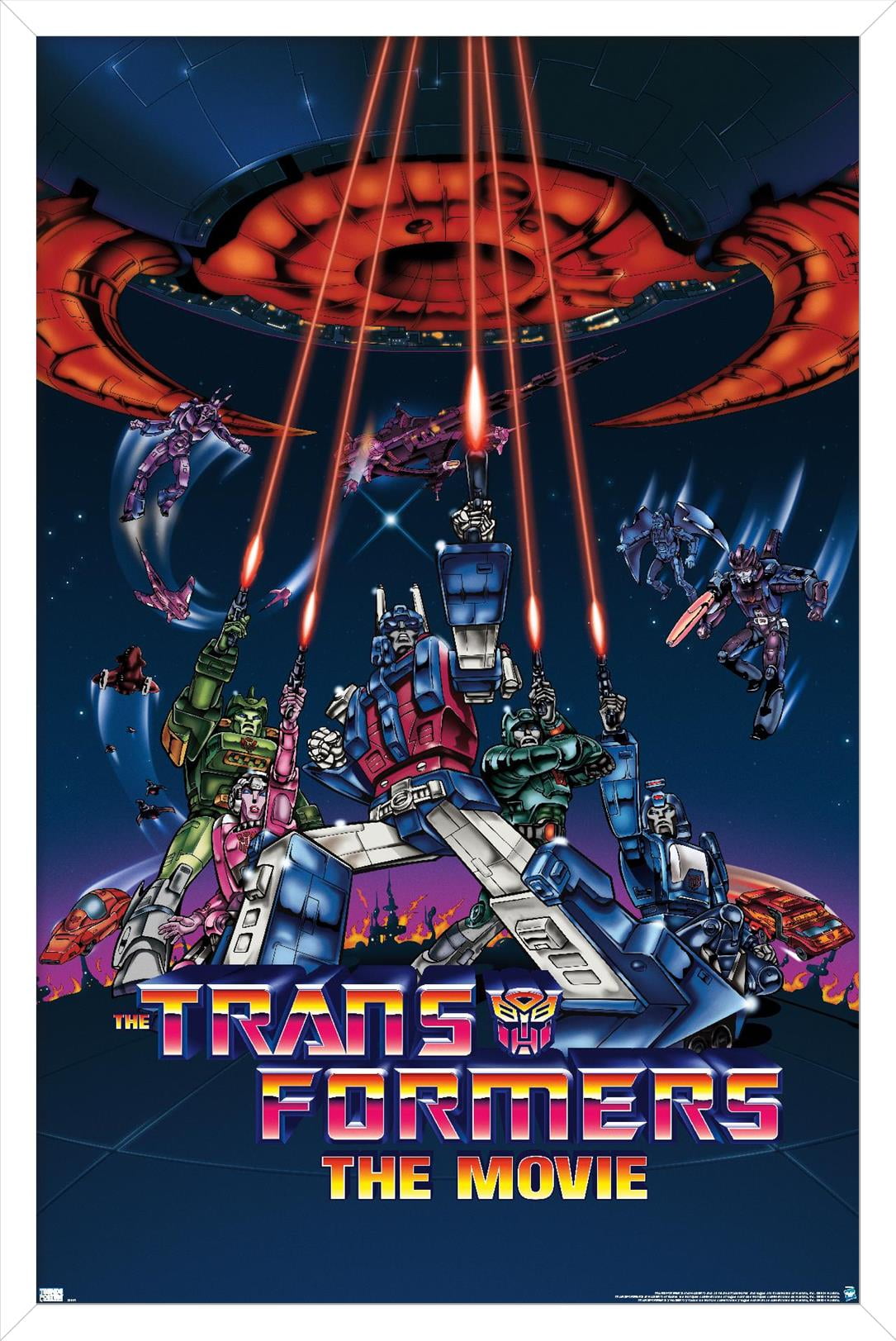 Hasbro The Transformers - The Movie One Sheet (1986) Wall Poster, 22. ...