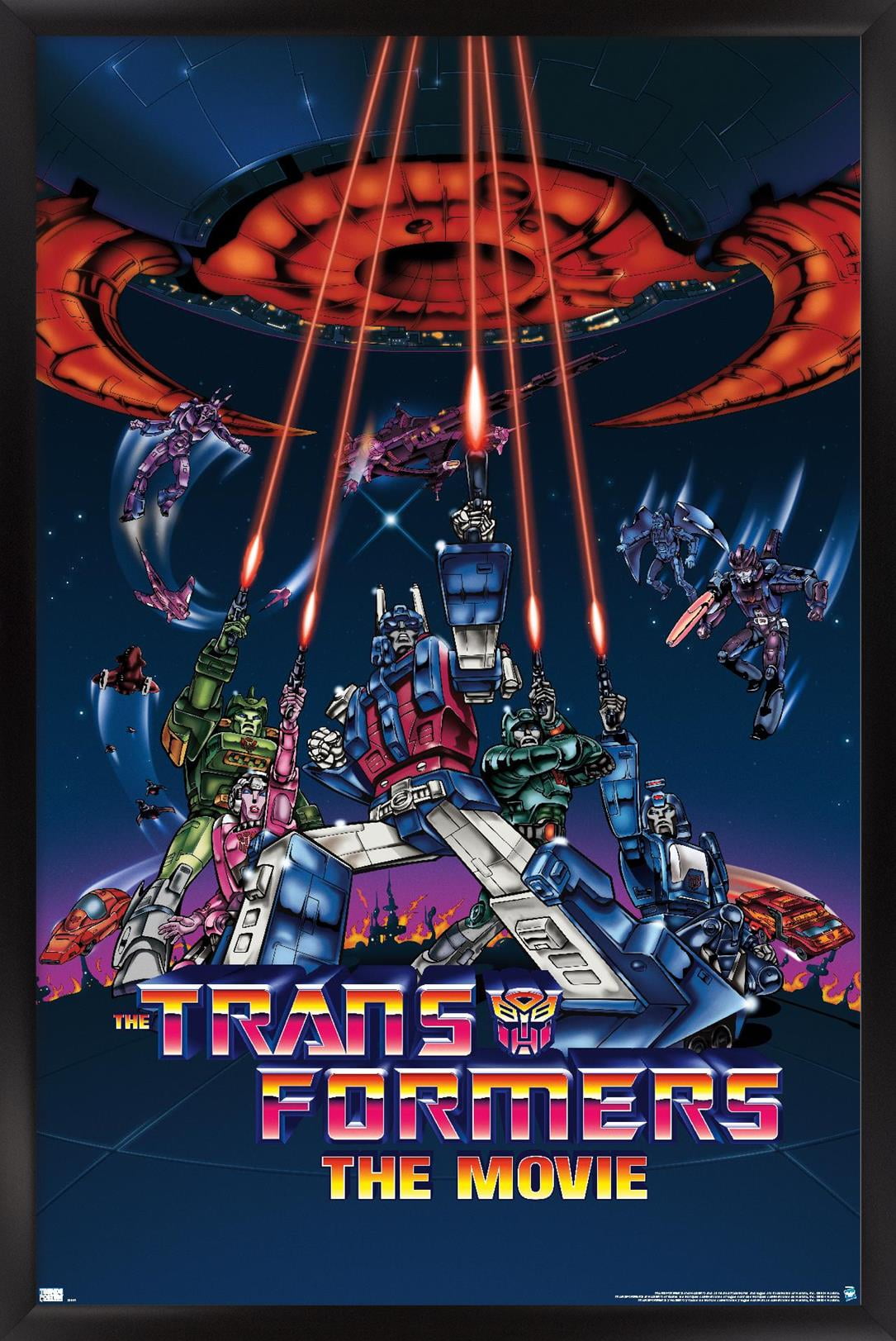Hasbro The Transformers - The Movie One Sheet (1986) Wall Poster, 22. ...