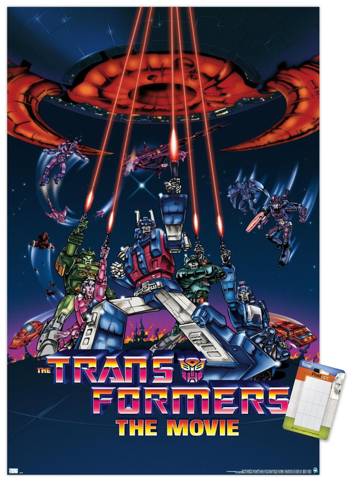 Hasbro The Transformers - The Movie One Sheet (1986) Wall Poster, 22. ...