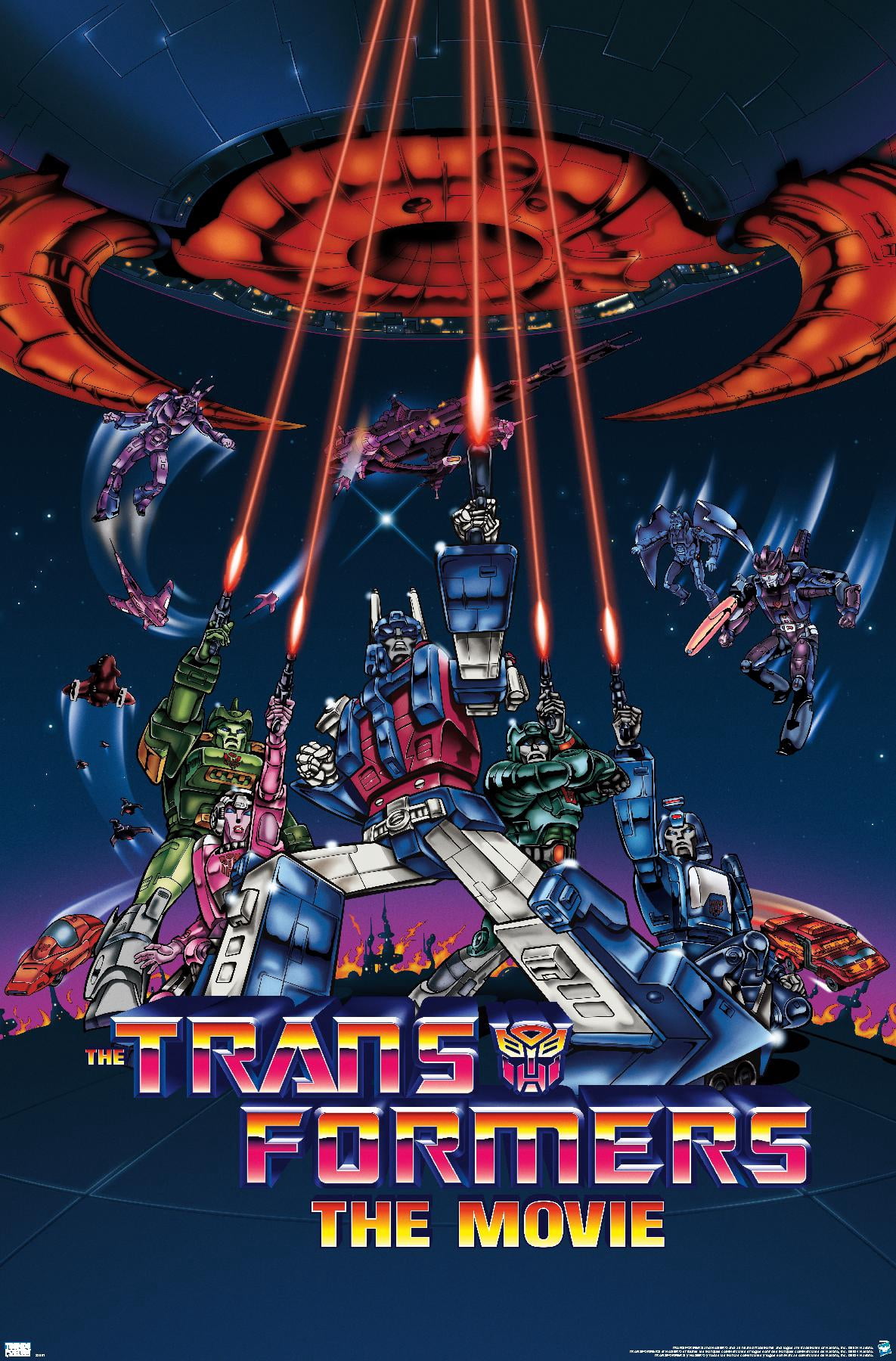 Hasbro The Transformers - The Movie One Sheet (1986) Wall Poster, 22. ...