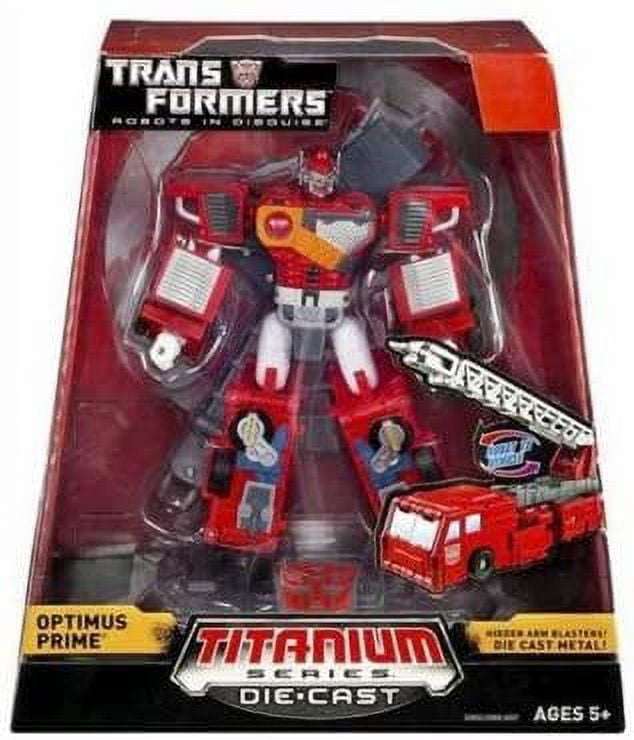 Hasbro Titanium Series Transformers 6 Inch Metal Cybertron Optimus ...