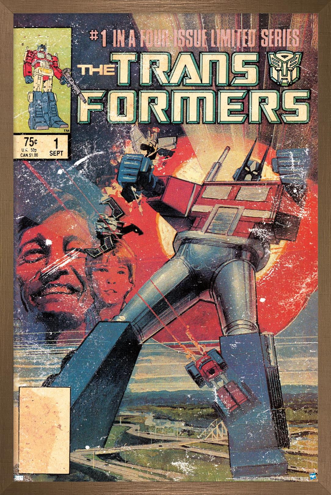 Hasbro Transformers - 1984 Comic Cover #1 Wall Poster, 14.725" x 22.375 ...