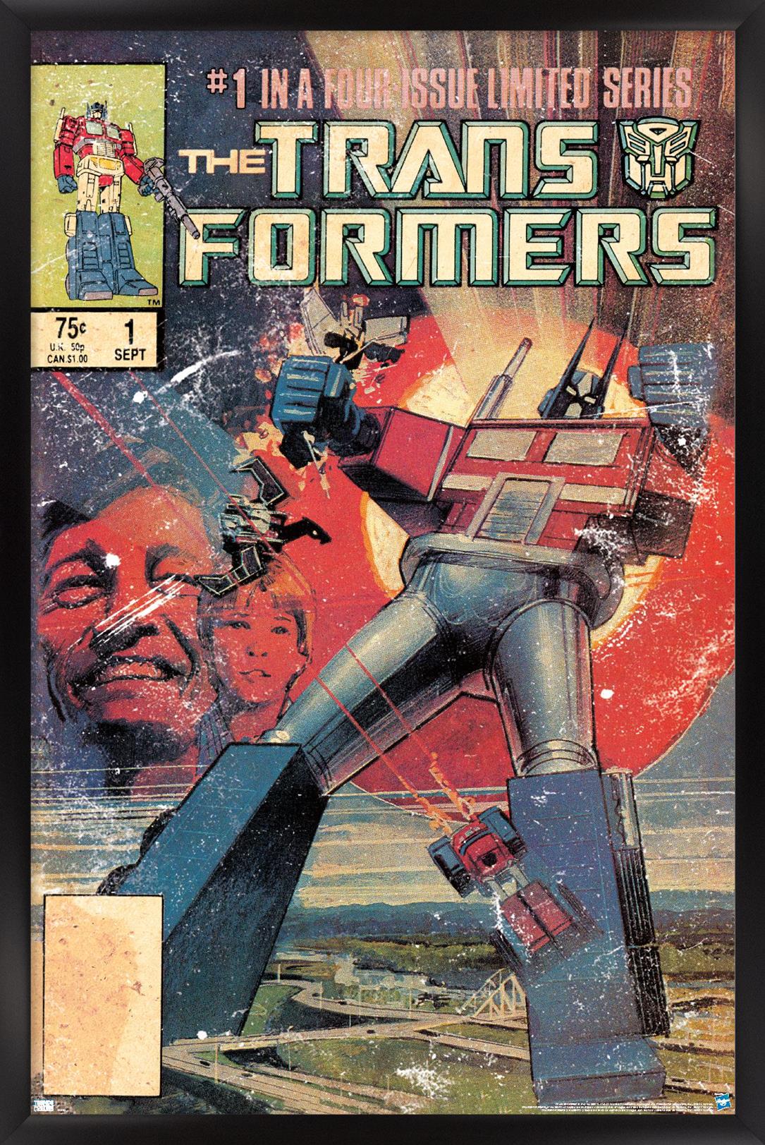 Hasbro Transformers - 1984 Comic Cover #1 Wall Poster, 14.725" x 22.375 ...