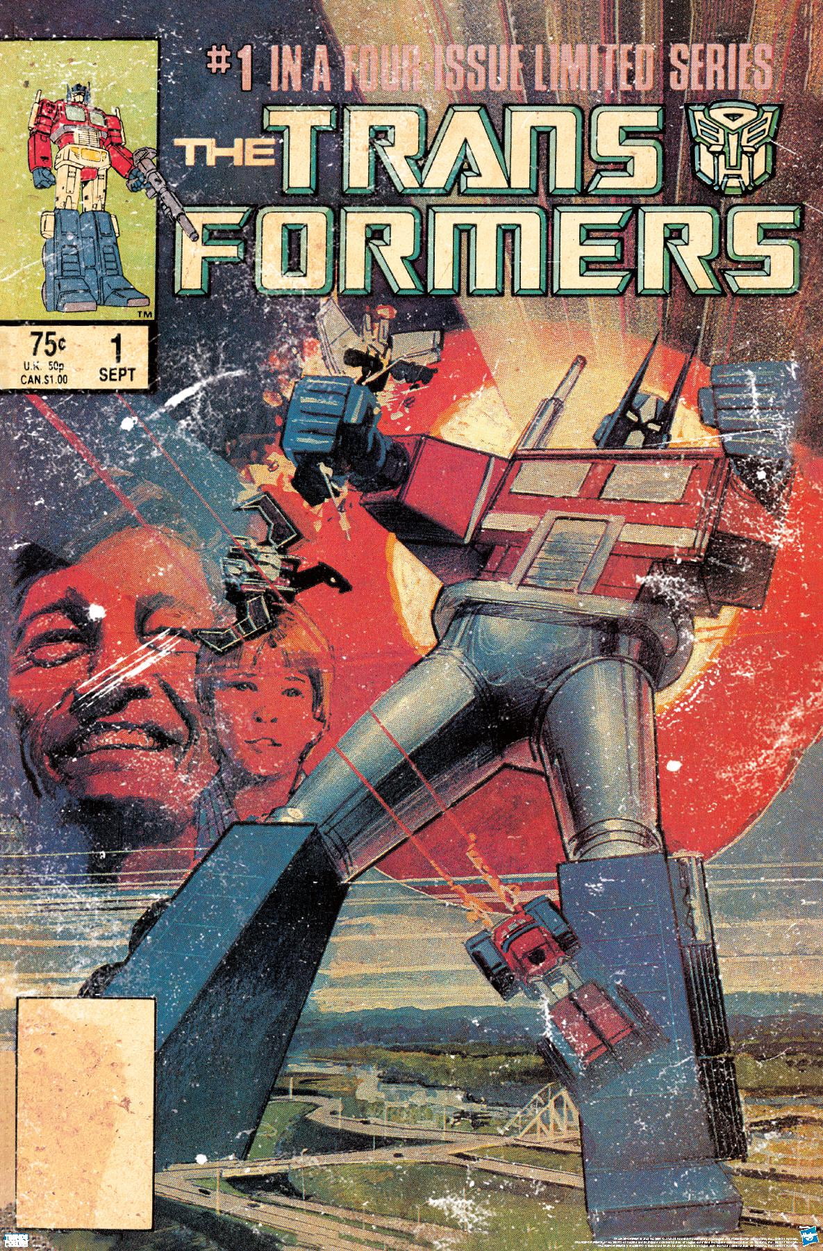 Hasbro Transformers - 1984 Comic Cover #1 Wall Poster, 22.375" x 34 ...