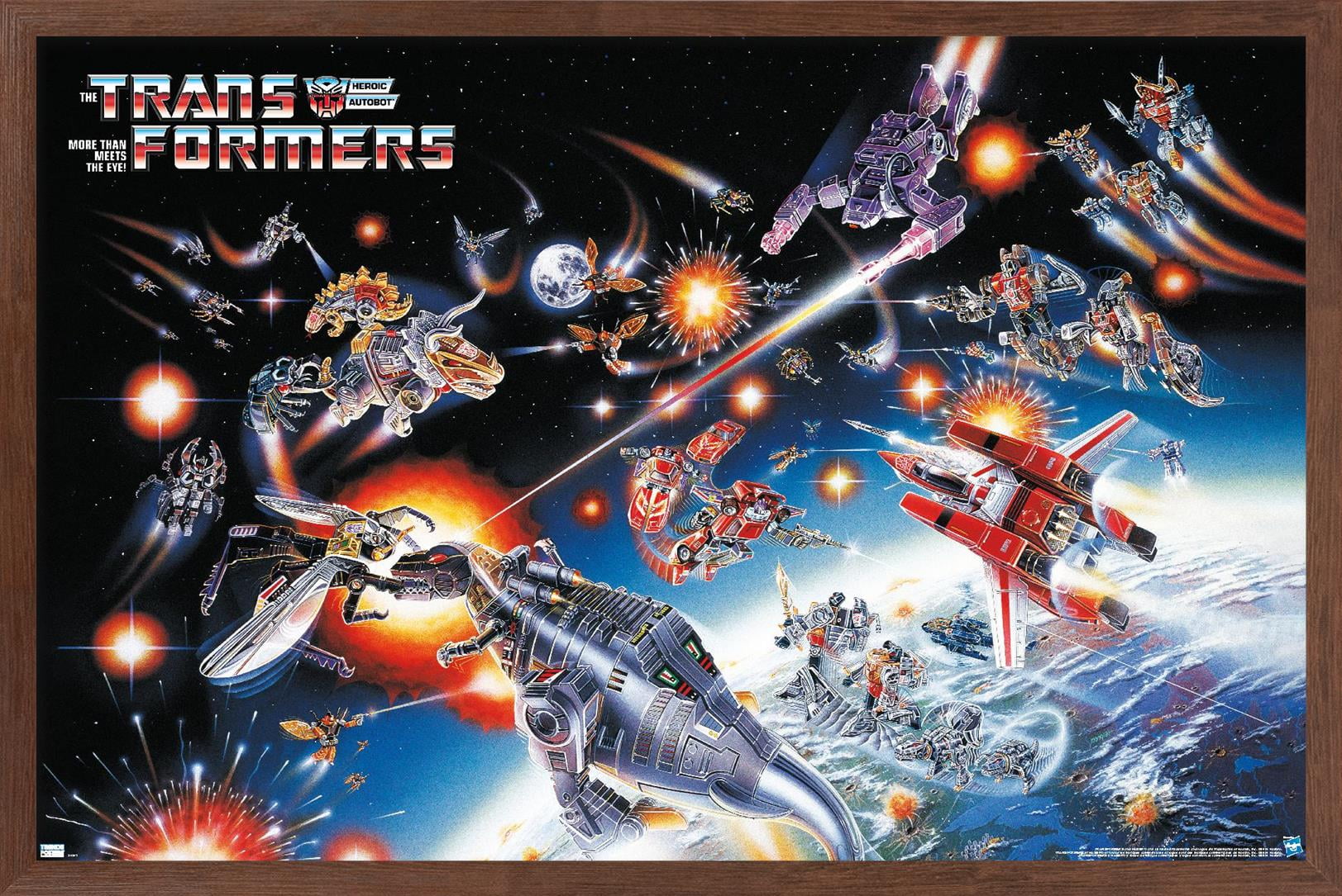 Hasbro Transformers - 1985 Key Art Wall Poster, 14.725" x 22.375 ...