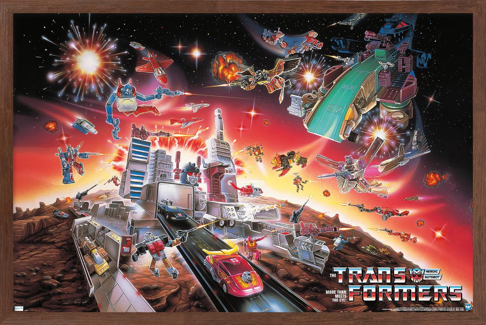 Hasbro Transformers - 1986 Key Art A Wall Poster, 14.725" x 22.375 ...
