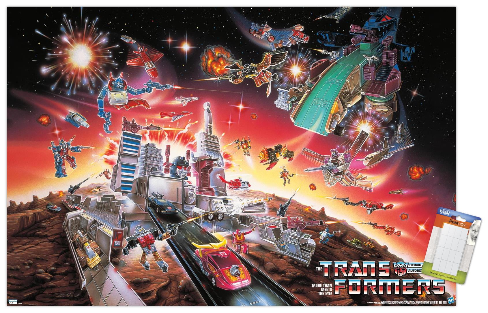 Hasbro Transformers - 1986 Key Art A Wall Poster, 22.375" x 34 ...