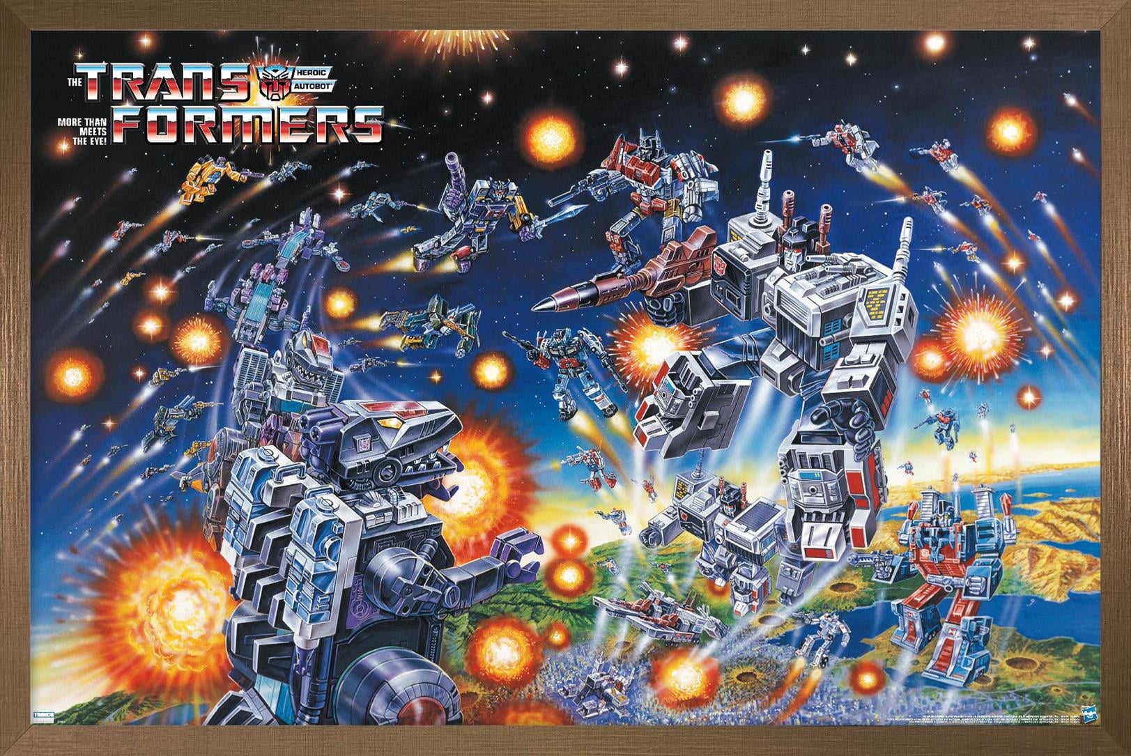Hasbro Transformers - 1986 Key Art B Wall Poster, 14.725" x 22.375 ...