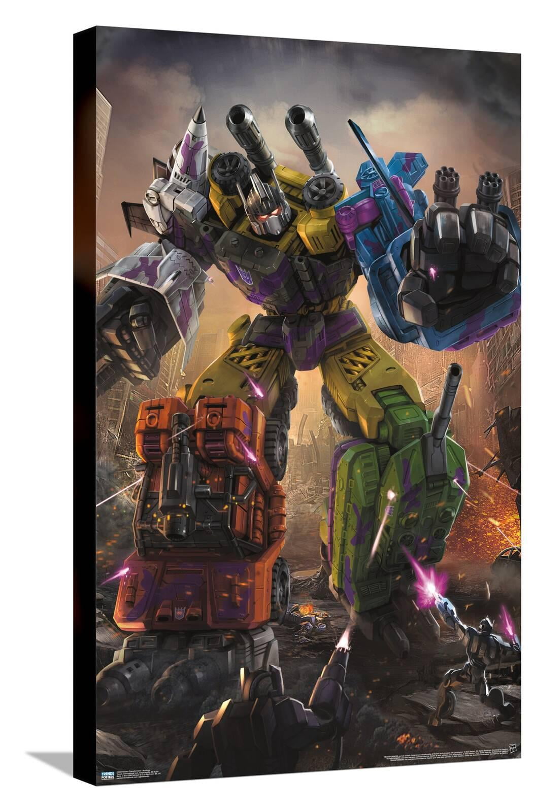 Hasbro Transformers - Bruticus Canvas Wall Poster, 14.725" x 22.375 ...