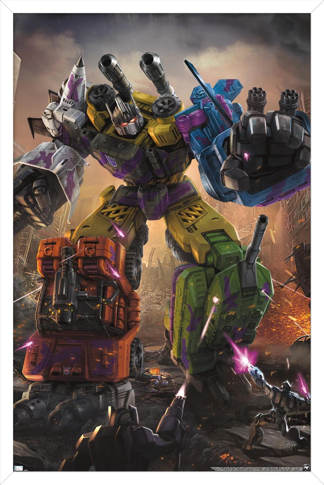 Hasbro Transformers - Bruticus Wall Poster, 14.725" x 22.375" Framed ...