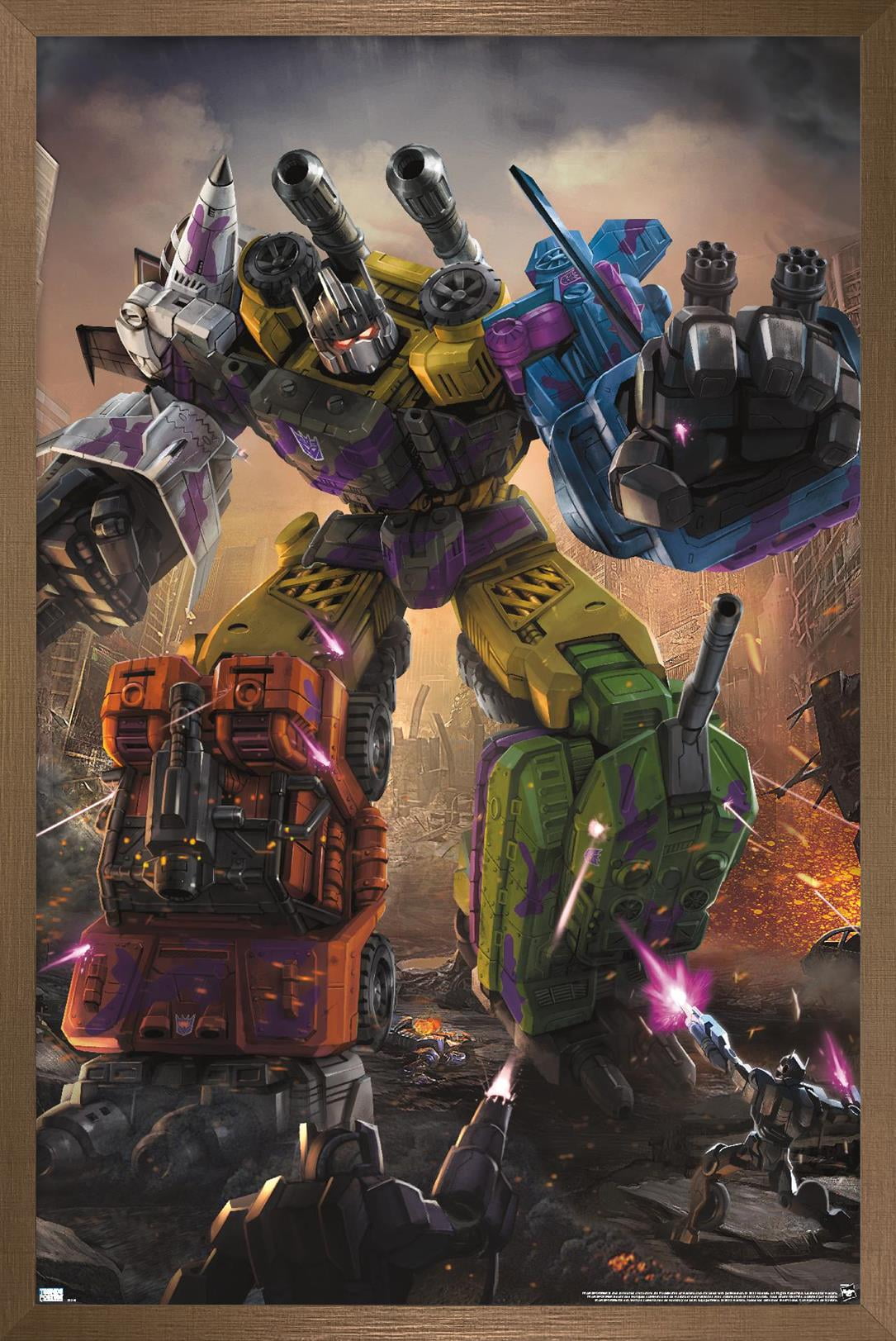 Hasbro Transformers - Bruticus Wall Poster, 22.375" x 34" Framed ...