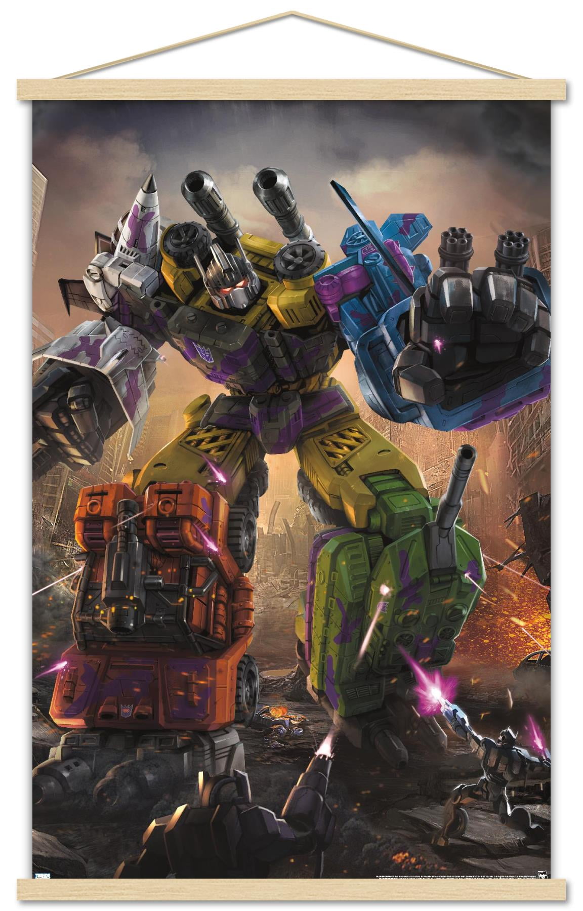 Hasbro Transformers - Bruticus Wall Poster with Magnetic Frame, 22.375 ...