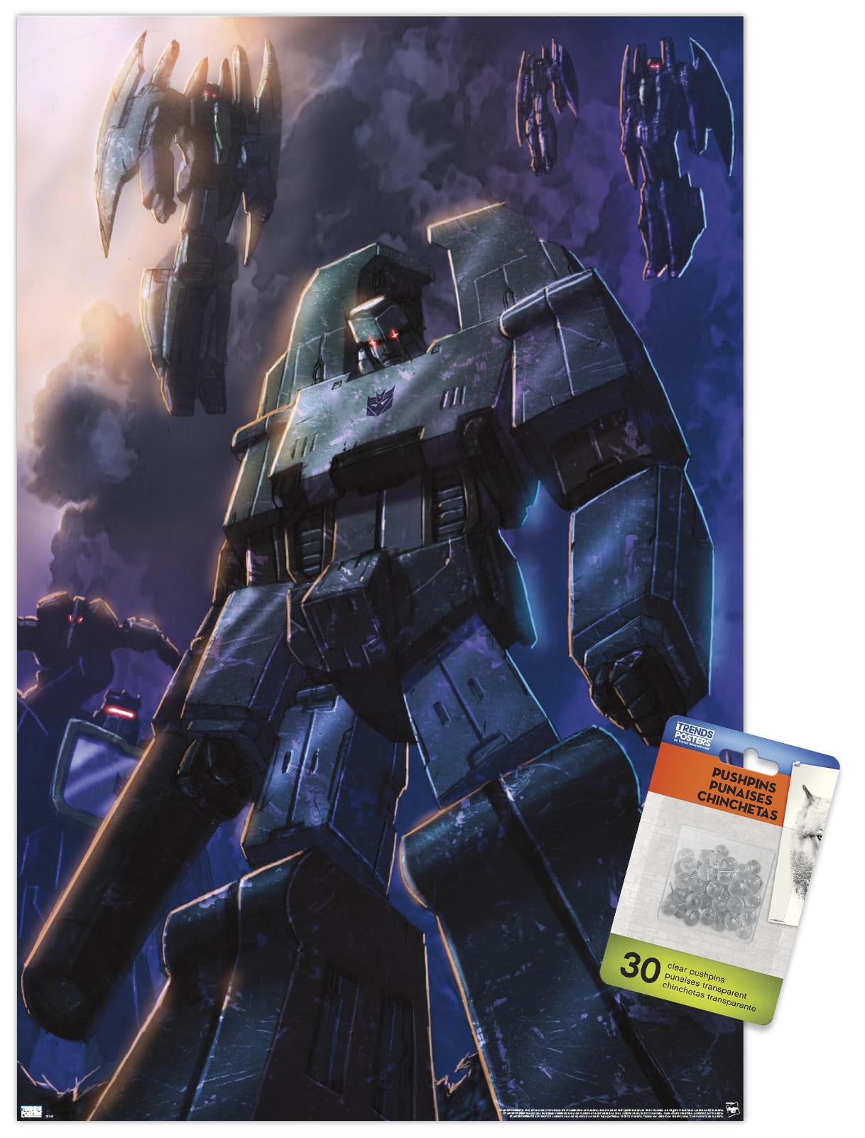 Hasbro Transformers - Decepticons Wall Poster with Push Pins, 14.725" x ...
