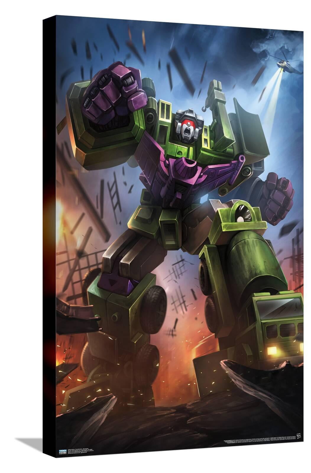 Hasbro Transformers - Devastator Canvas Wall Poster, 14.725" x 22.375 ...