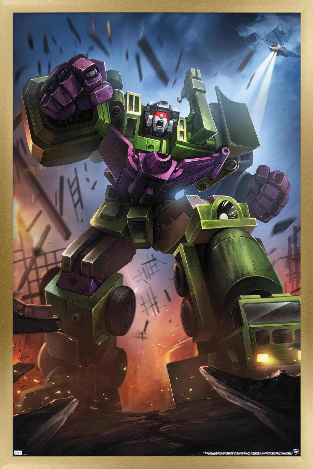 Hasbro Transformers - Devastator Wall Poster, 22.375" x 34" Framed ...