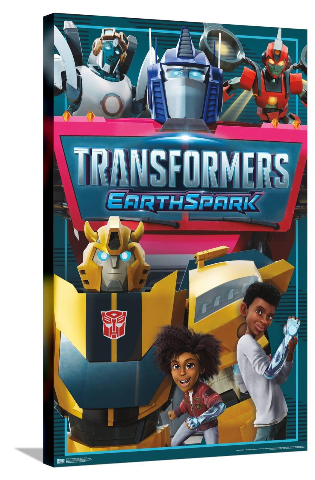 Hasbro Transformers: Earthspark - Group Canvas Wall Poster, 22.375" x ...