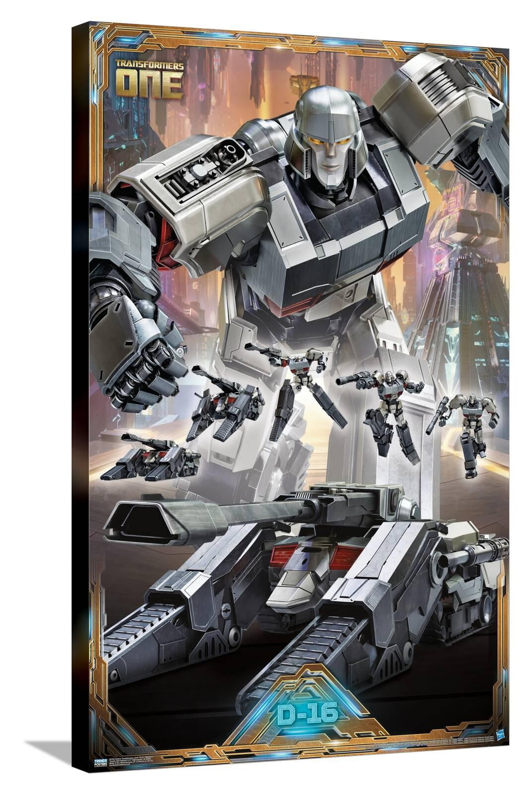 Hasbro Transformers: One - D-16 / Megatron Canvas Wall Poster, 22.375 ...