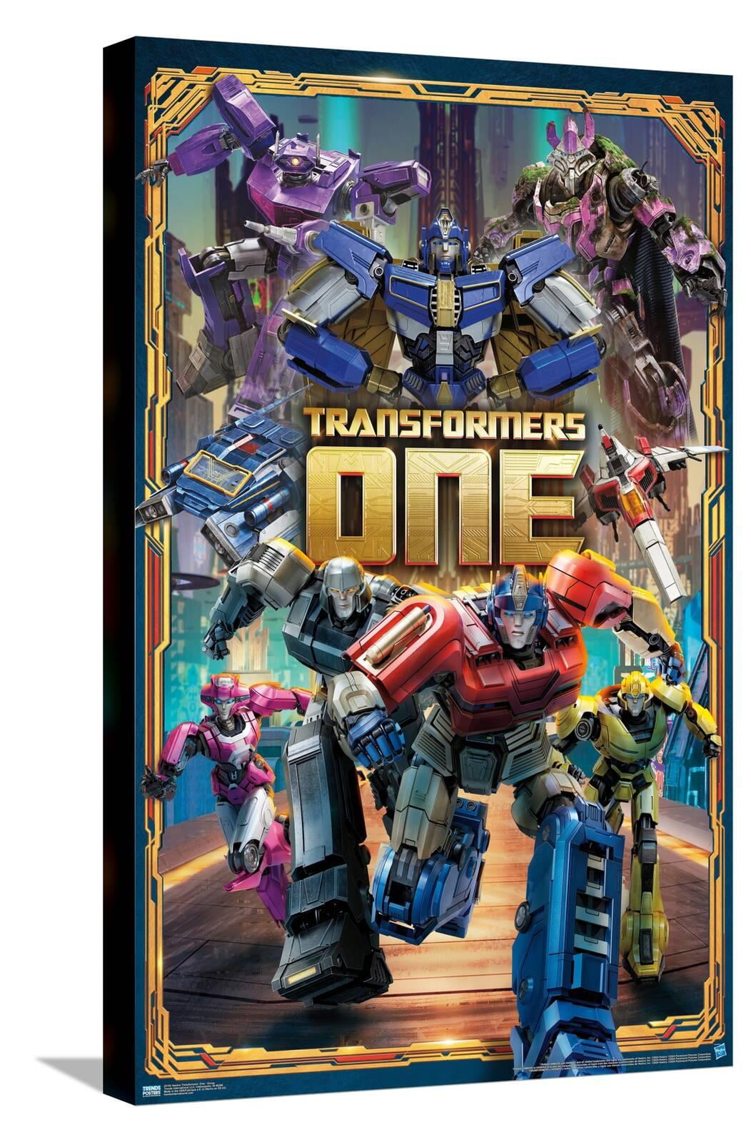Hasbro Transformers: One - Group Canvas Wall Poster, 14.725" x 22.375 ...