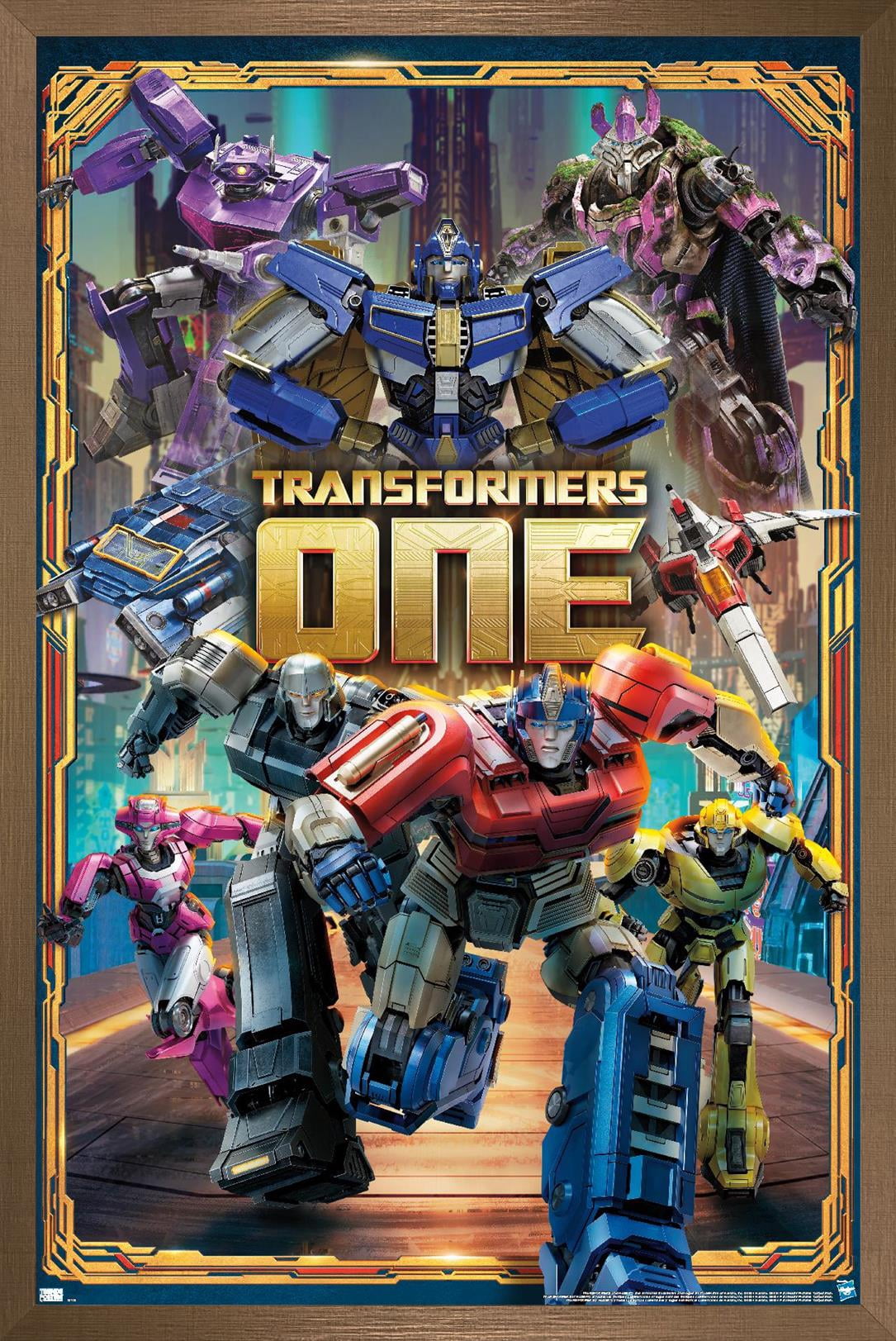 Hasbro Transformers: One - Group Wall Poster, 14.725" x 22.375" Framed ...