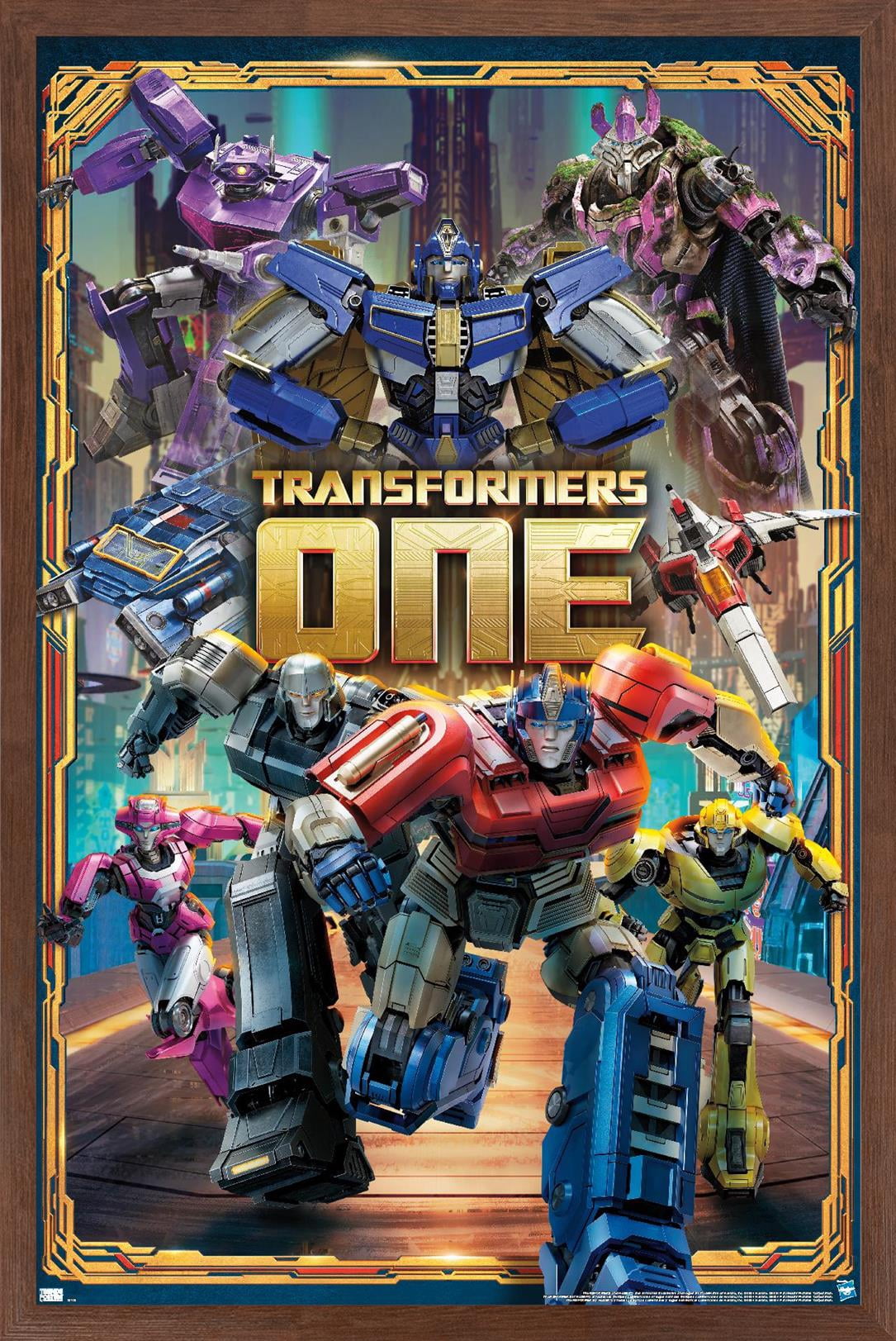 Hasbro Transformers: One - Group Wall Poster, 22.375" x 34" Framed ...