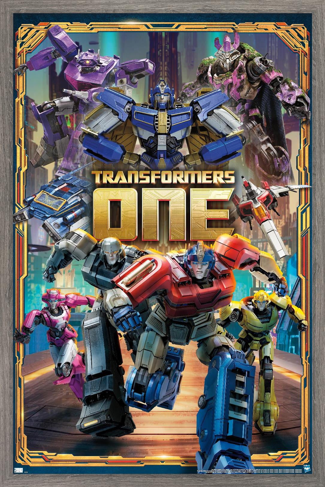 Hasbro Transformers: One - Group Wall Poster, 22.375" x 34" Framed ...