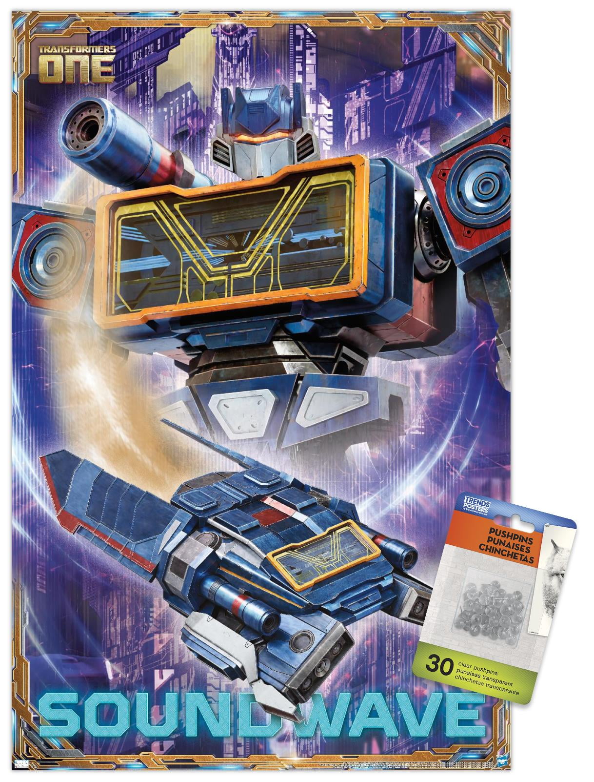 Hasbro Transformers: One - Soundwave Wall Poster with Push Pins, 14.725 ...