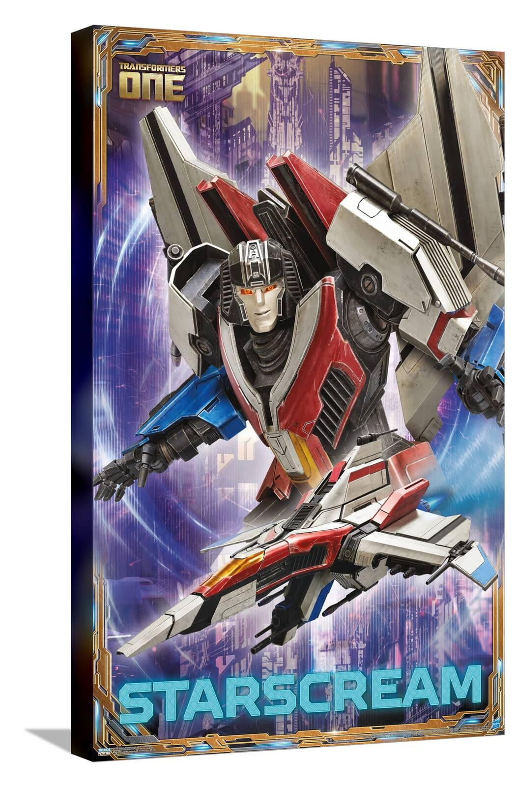 Hasbro Transformers: One - Starscream Canvas Wall Poster, 14.725" x 22. ...
