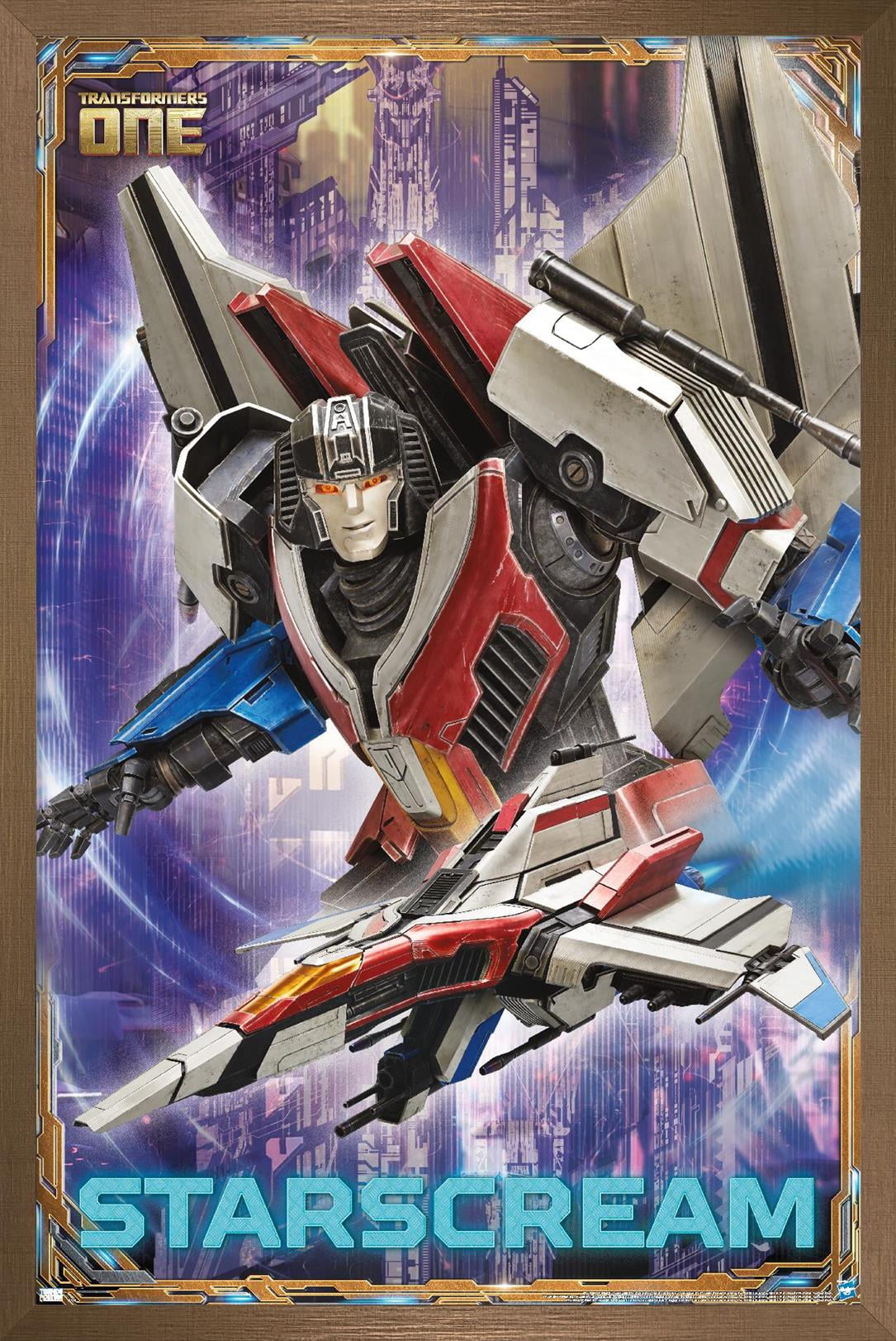 Hasbro Transformers: One - Starscream Wall Poster, 22.375" x 34" Framed ...