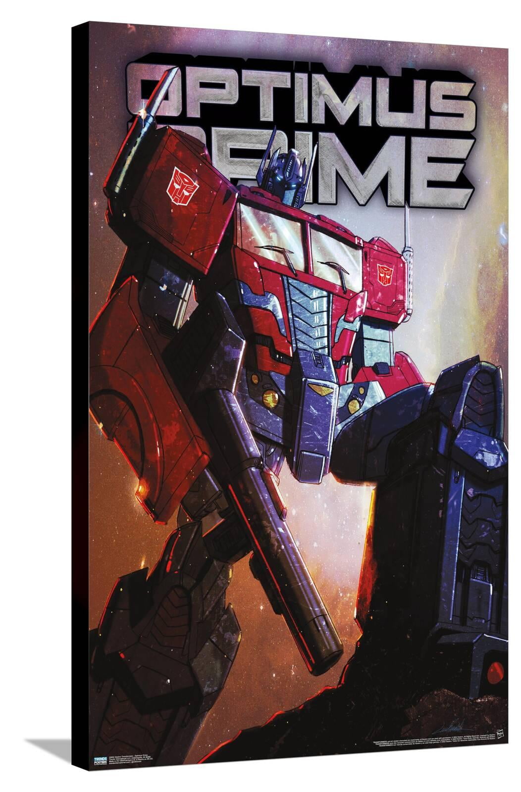 Hasbro Transformers - Optimus Prime Canvas Wall Poster, 22.375" x 34 ...