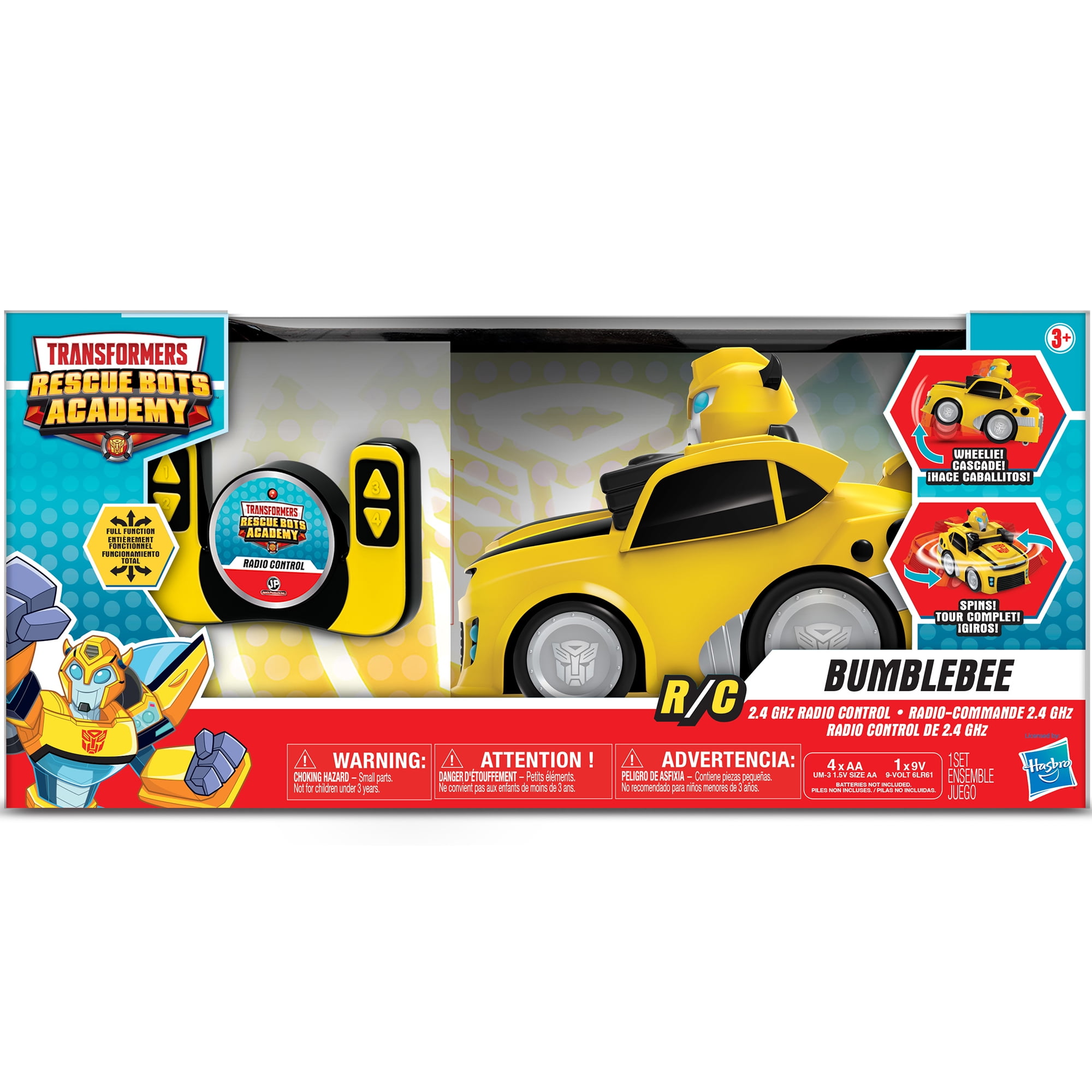 Hasbro: Transformers Rescue Bots Academy: Bumblebee RC - 9" Vehicle ...