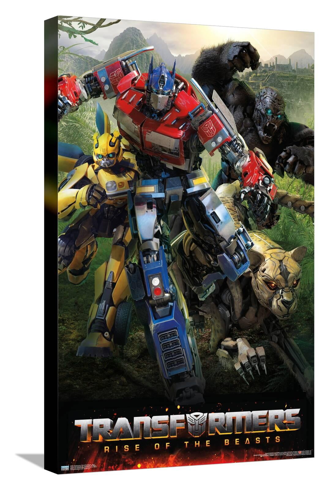 Hasbro Transformers: Rise of the Beasts - Big 4 Canvas Wall Poster, 14. ...