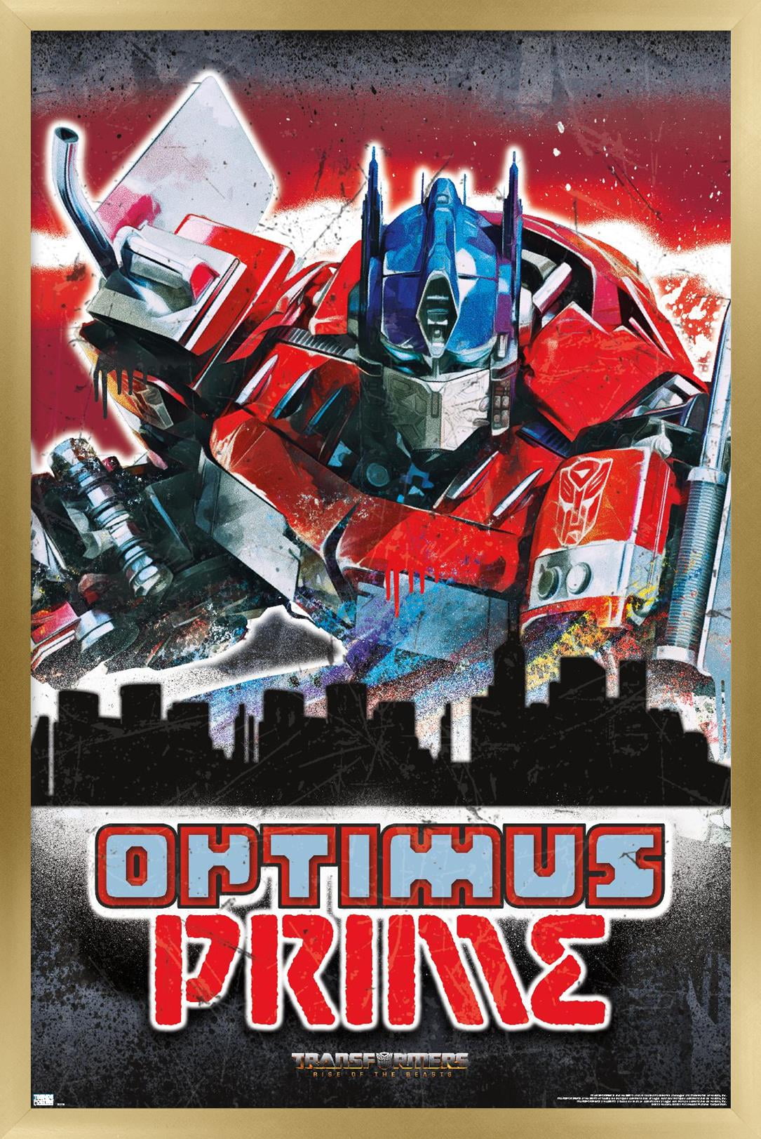Hasbro Transformers: Rise of the Beasts - Optimus Prime Graffiti Wall ...