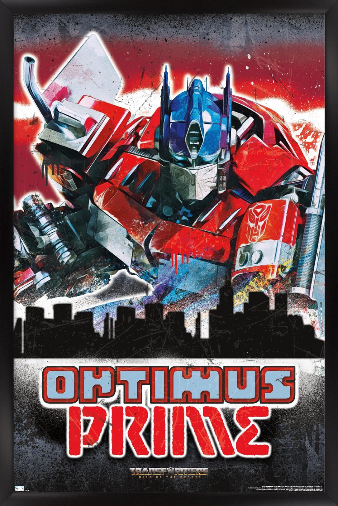 Hasbro Transformers: Rise of the Beasts - Optimus Prime Graffiti Wall ...