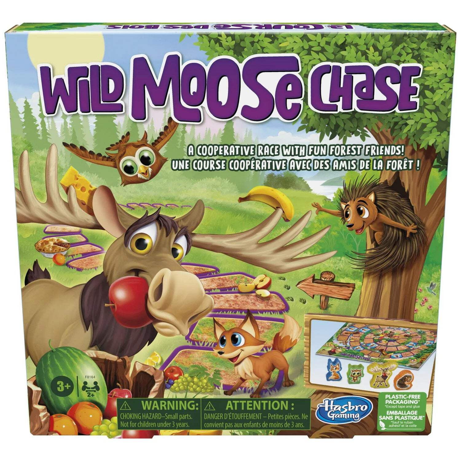 Hasbro Wild Moose Chase Board Game Ages 3+ 2+ Players NEW - Walmart.com