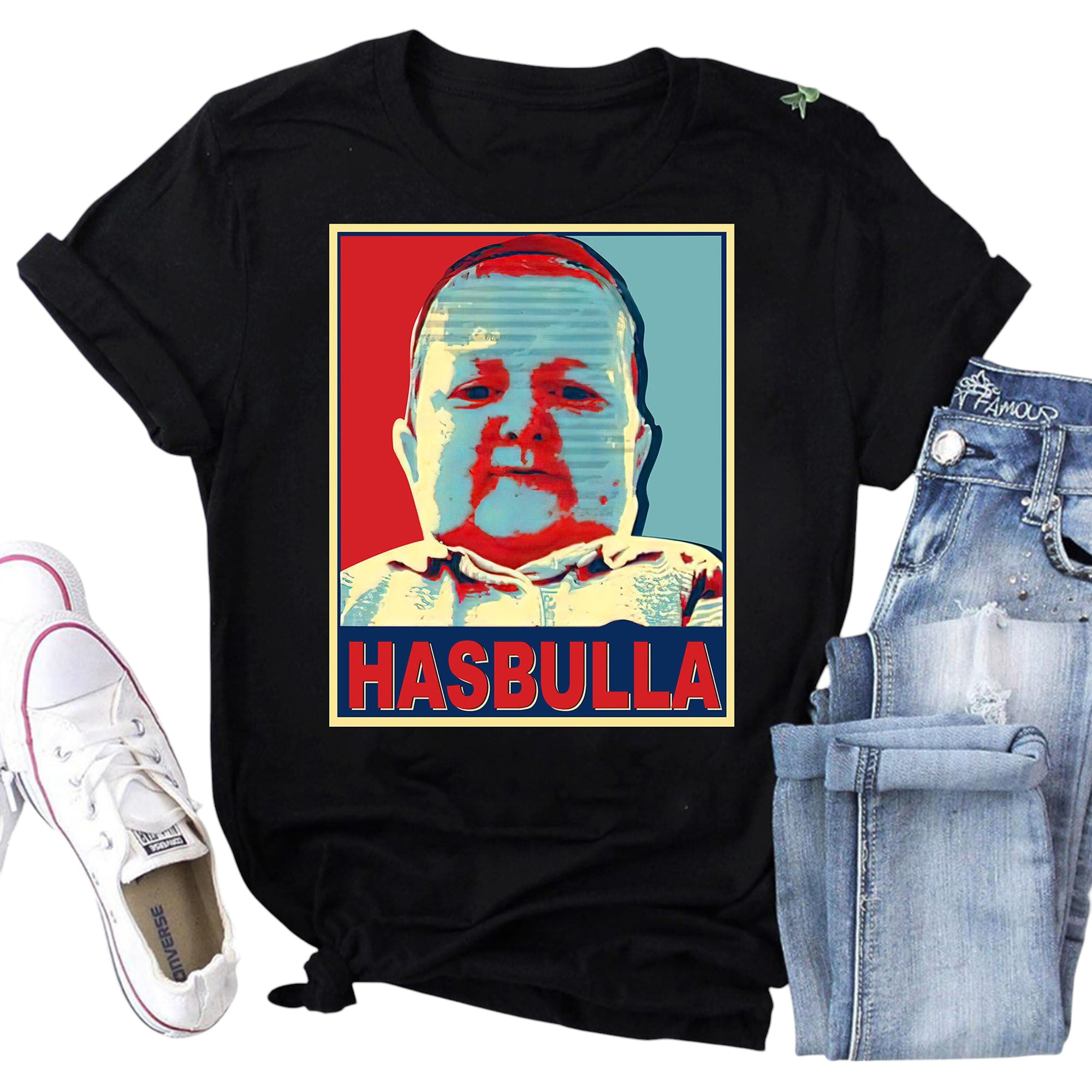 Hasbulla Magomedov Funny Hope Vintage Unisex Classic 2D T-Shirt - Mini ...