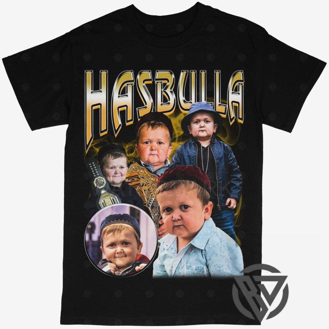 Hasbulla t-shirf Magomedov Mini Khabib Meme Parody Rap Style - Walmart.com