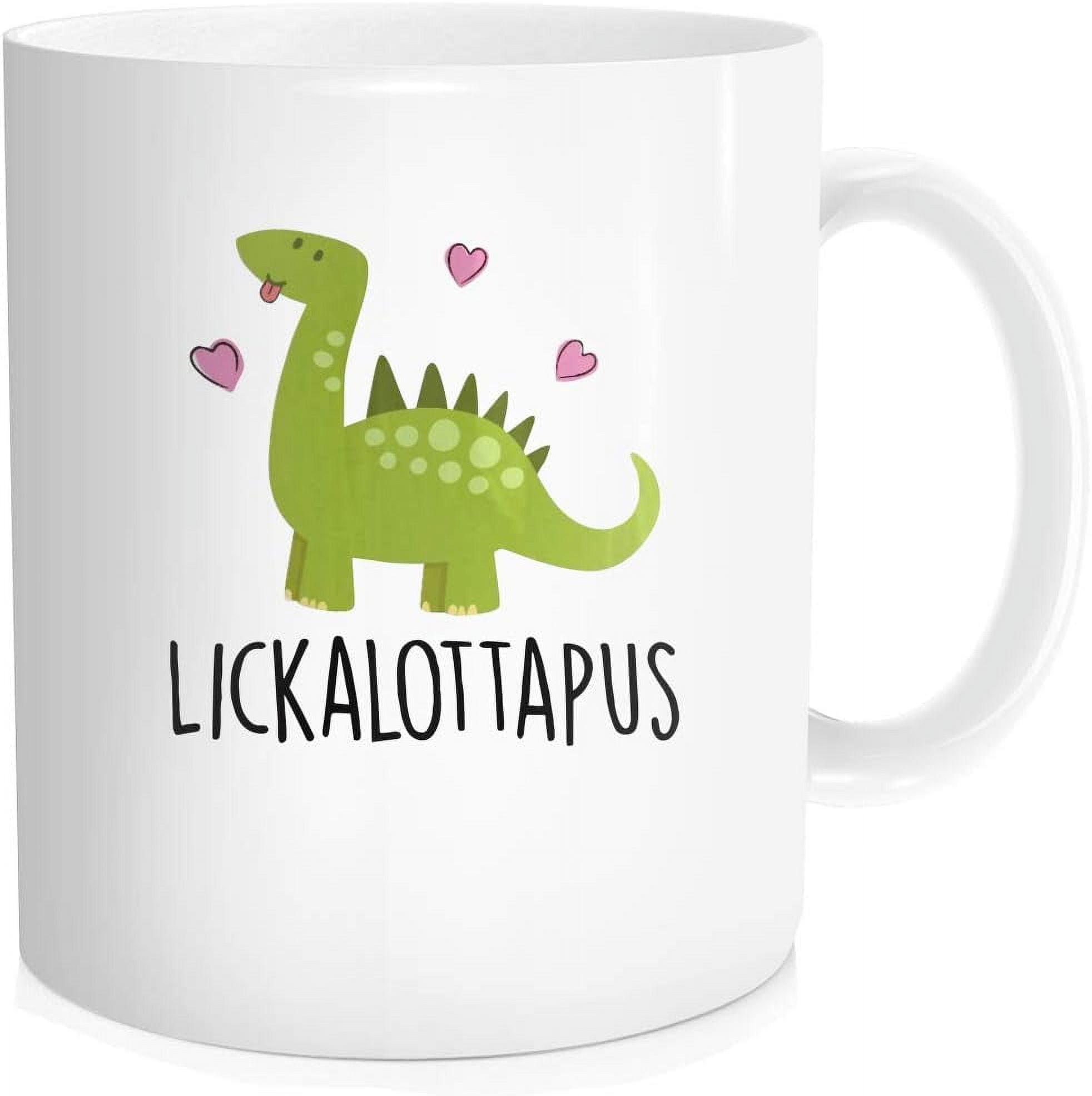 Hasdon-Hill Funny Lickalottapus Coffee Mug, Funny Lesbian Gay Pride Tea ...