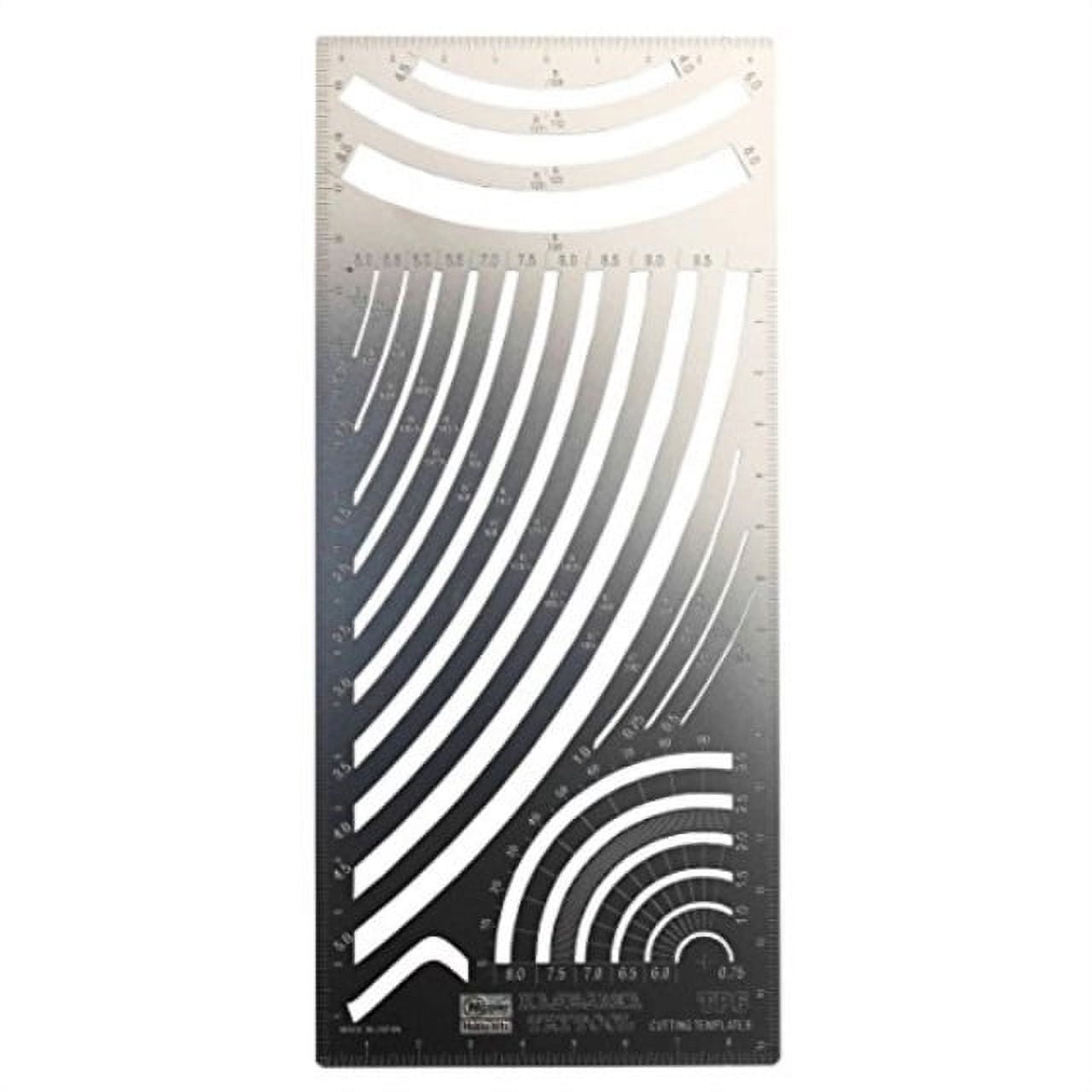 Hasegawa Curved Parallel Widths Scribing Template New - Walmart.com
