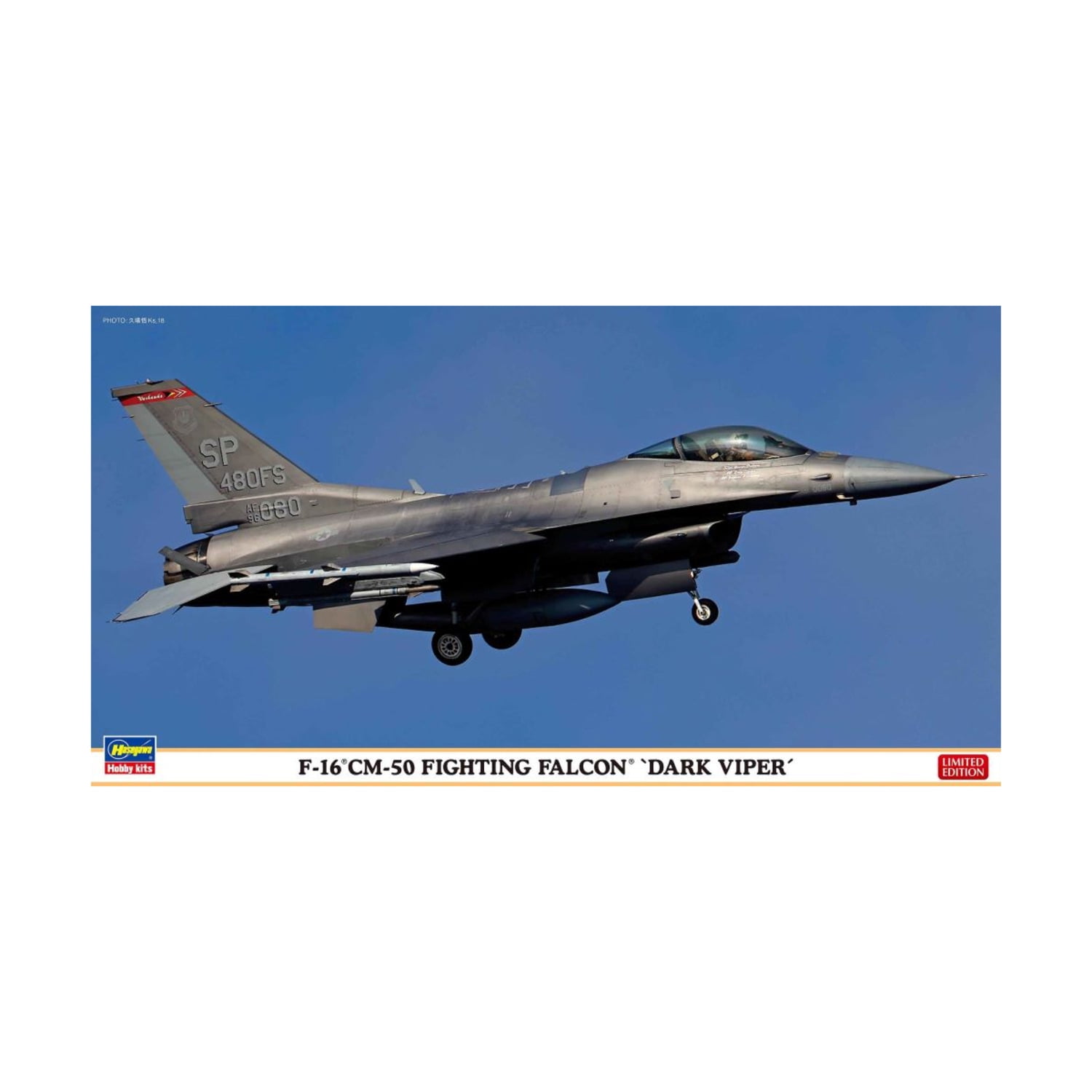 Hasegawa F-16CM-50 Fighting Falcon Dark Viper Aircraft 1/48 Scale Plastic Model Kit - Walmart.com