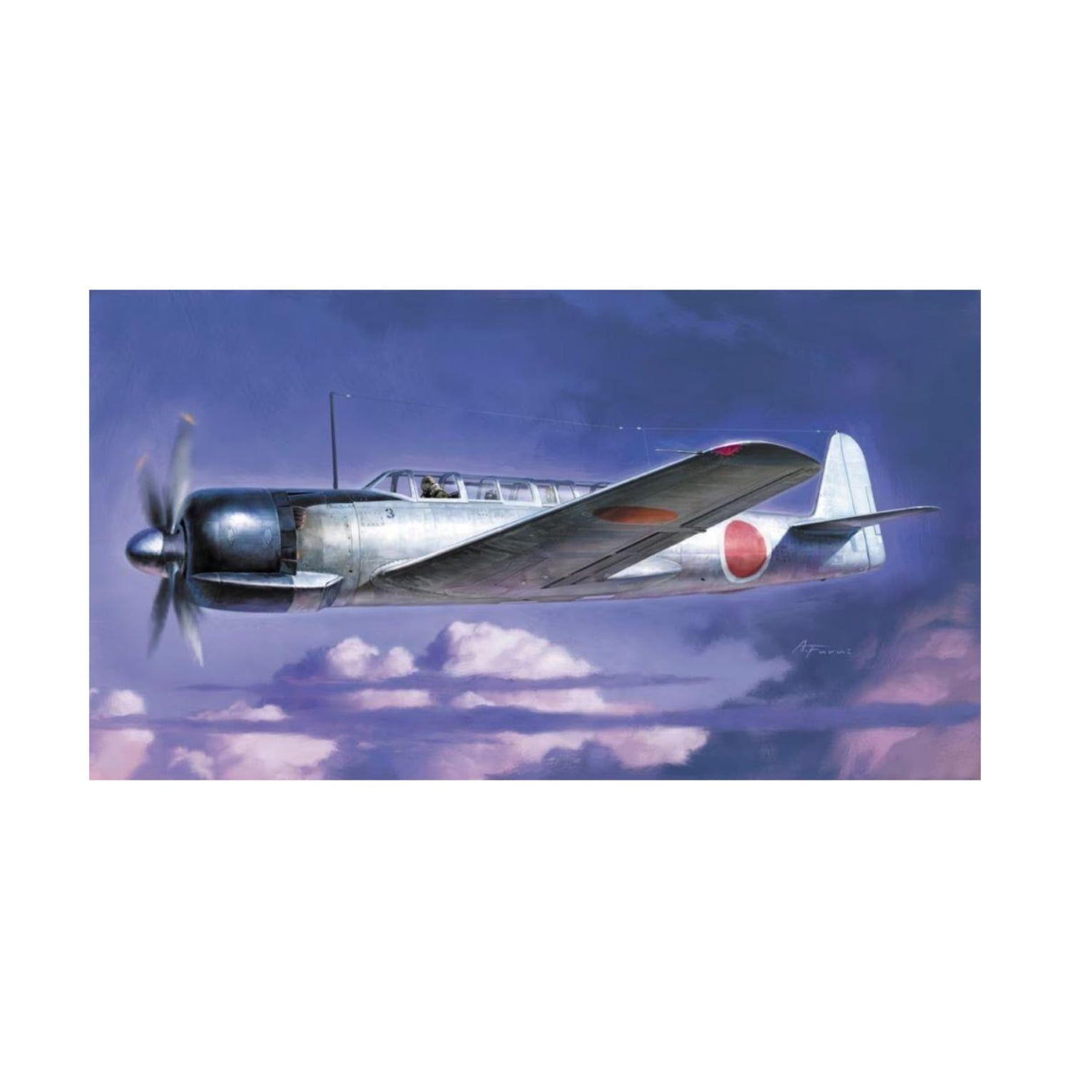 Hasegawa Nakajima C6N1 Carrier recon. Plane Saiun (MYRT) Prototype New ...