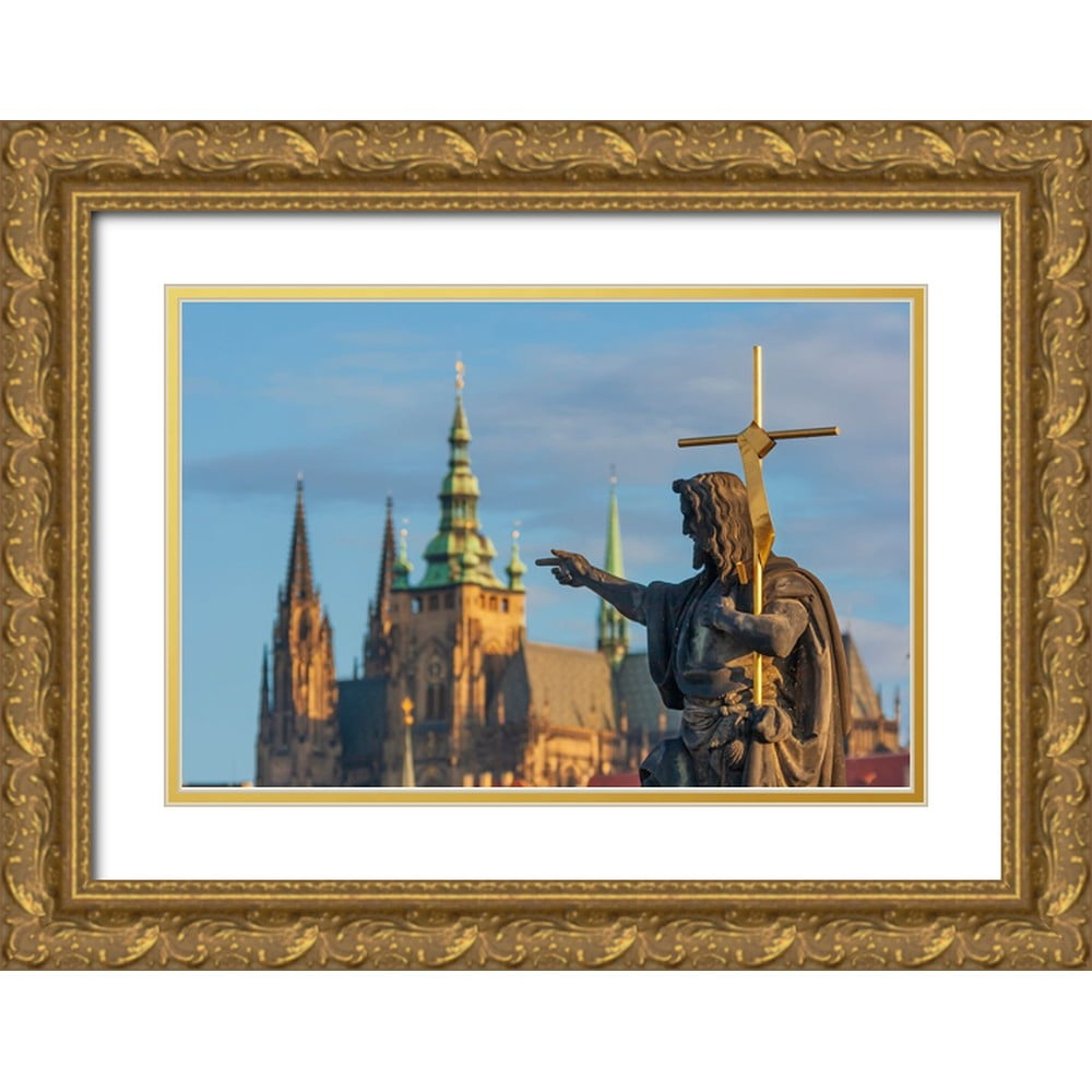 Haseltine, Tom 14x11 Gold Ornate Wood Framed with Double Matting Museum ...