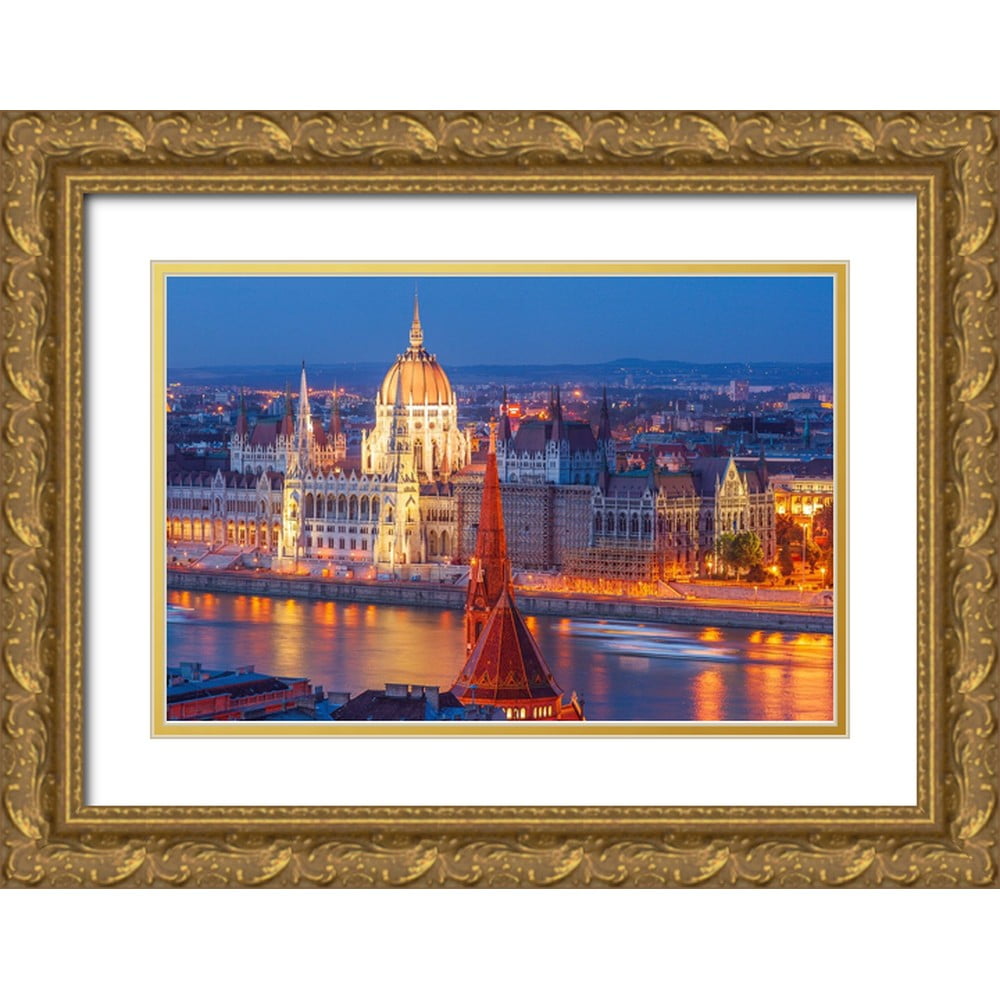 Haseltine, Tom 14x11 Gold Ornate Wood Framed with Double Matting Museum ...