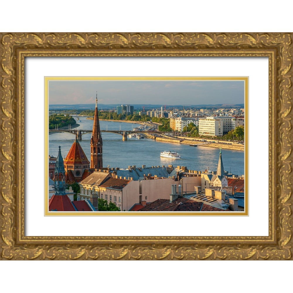 Haseltine, Tom 18x13 Gold Ornate Wood Framed with Double Matting Museum ...
