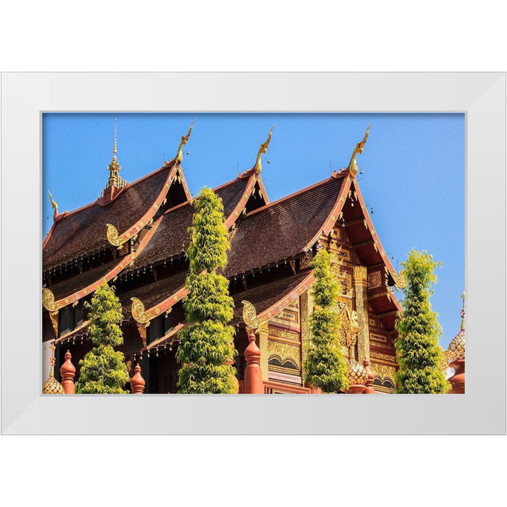 Haseltine, Tom 32x23 White Modern Wood Framed Museum Art Print Titled ...