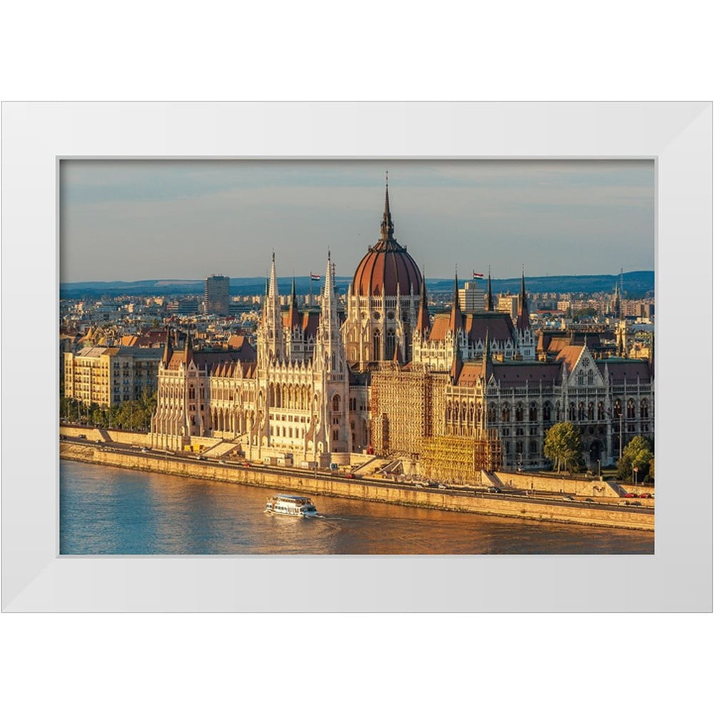 Haseltine, Tom 32x23 White Modern Wood Framed Museum Art Print Titled ...