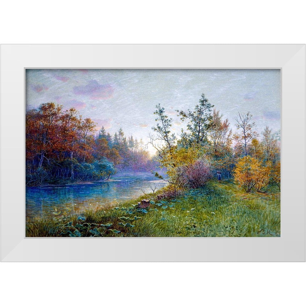 Haseltine, William Stanley 14x11 White Modern Wood Framed Museum Art ...