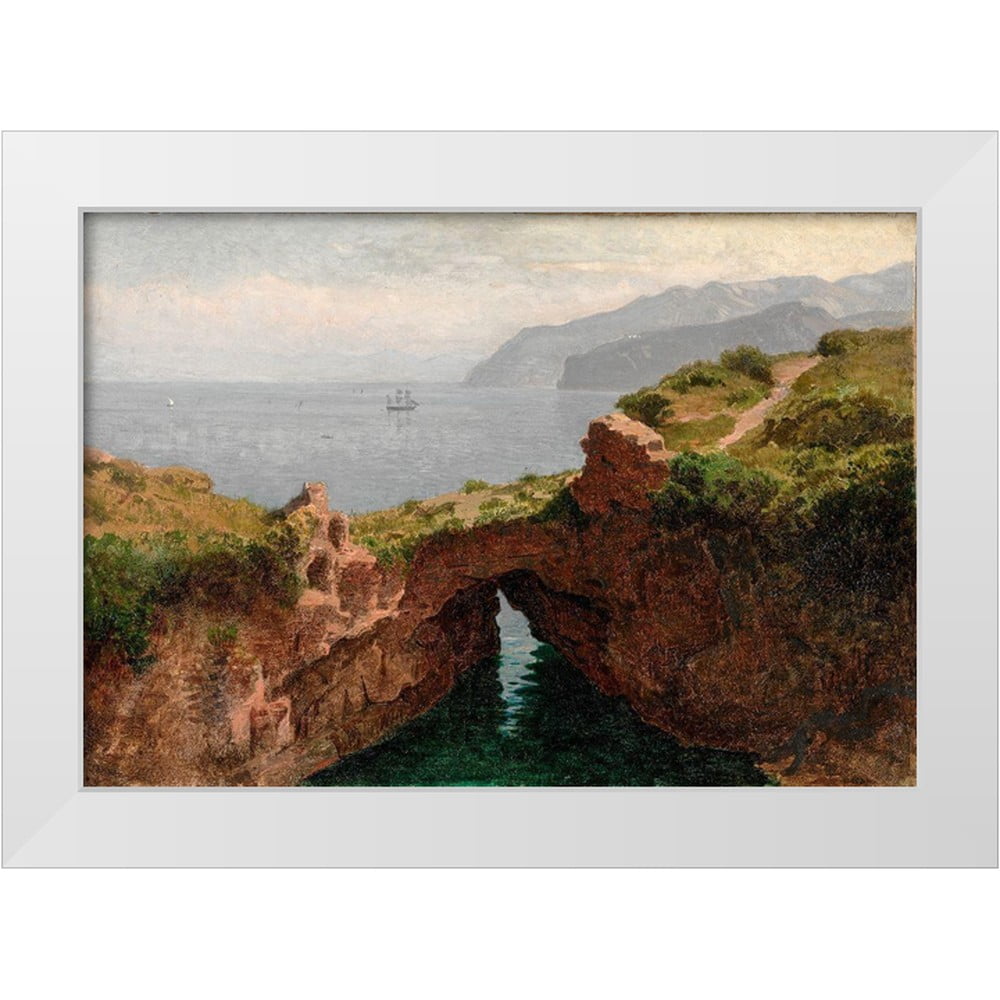 Haseltine, William Stanley 32x23 White Modern Wood Framed Museum Art ...