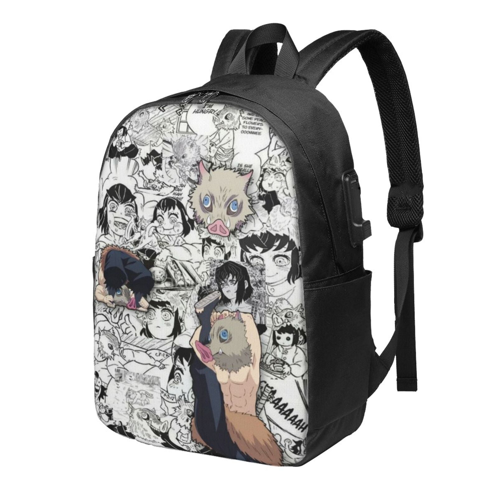 Hashibira Inosuke Anime Backpack 3d Printed Travel Bags - Walmart.com
