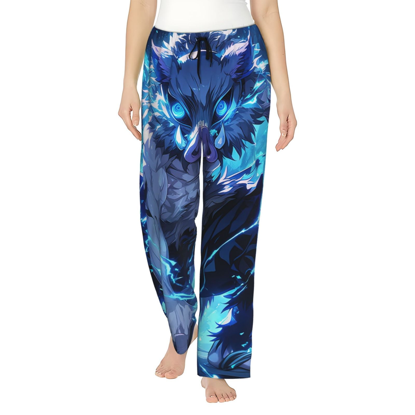 Hashibira Inosuke Women's Pajama Pants, Cartoon Ultra Soft Comfy Lounge ...